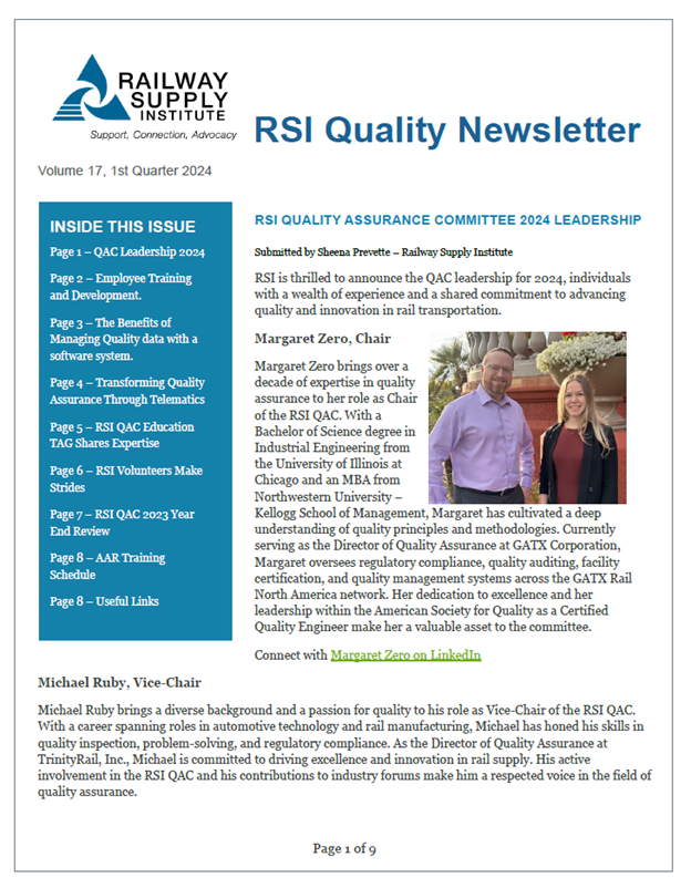 RSI Quality Newsletter - RSI